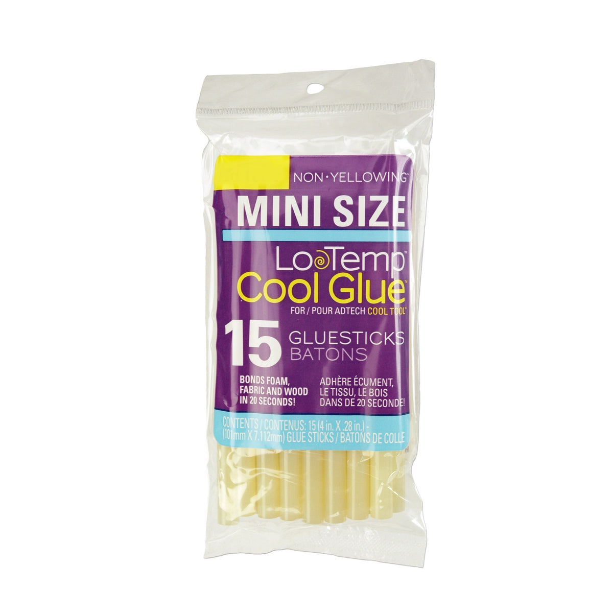 Cool Glue Ultra Low Temp Hot Melt Glue Sticks Mini - 5/16" X 4" Sticks ...